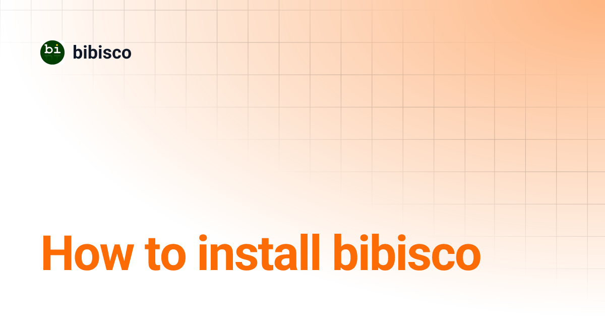 How to install bibisco | bibisco