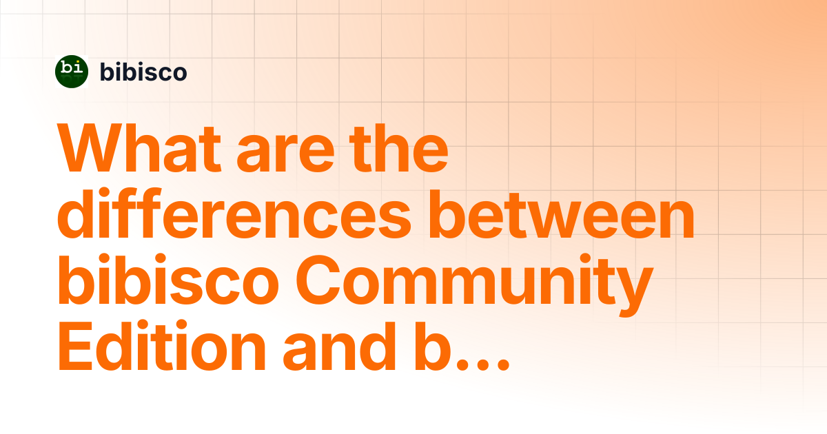 What are the differences between bibisco Community Edition and bibisco ...